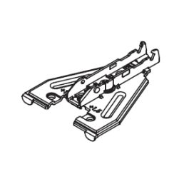 1D DELTA MOUNTING PLATE FOR FACE FRAME, 2-POINT FIXING